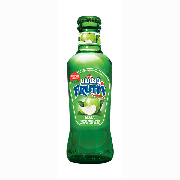 ULUDAĞ FRUTTİ ELMA AROMALI 200 ML CAM ŞİŞE - Kavraz Market